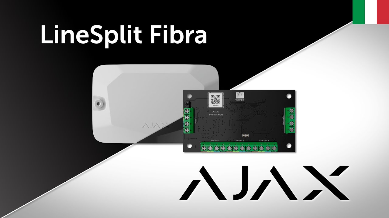 Ajax LineSplit Fibra | Modulo per la suddivisione di una linea Fibra in ...