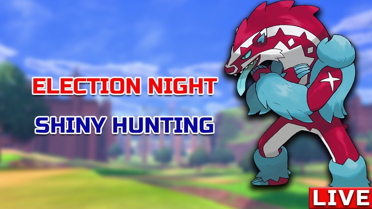 Election Night Shiny Hunting | Pokemon Shield - YouTube