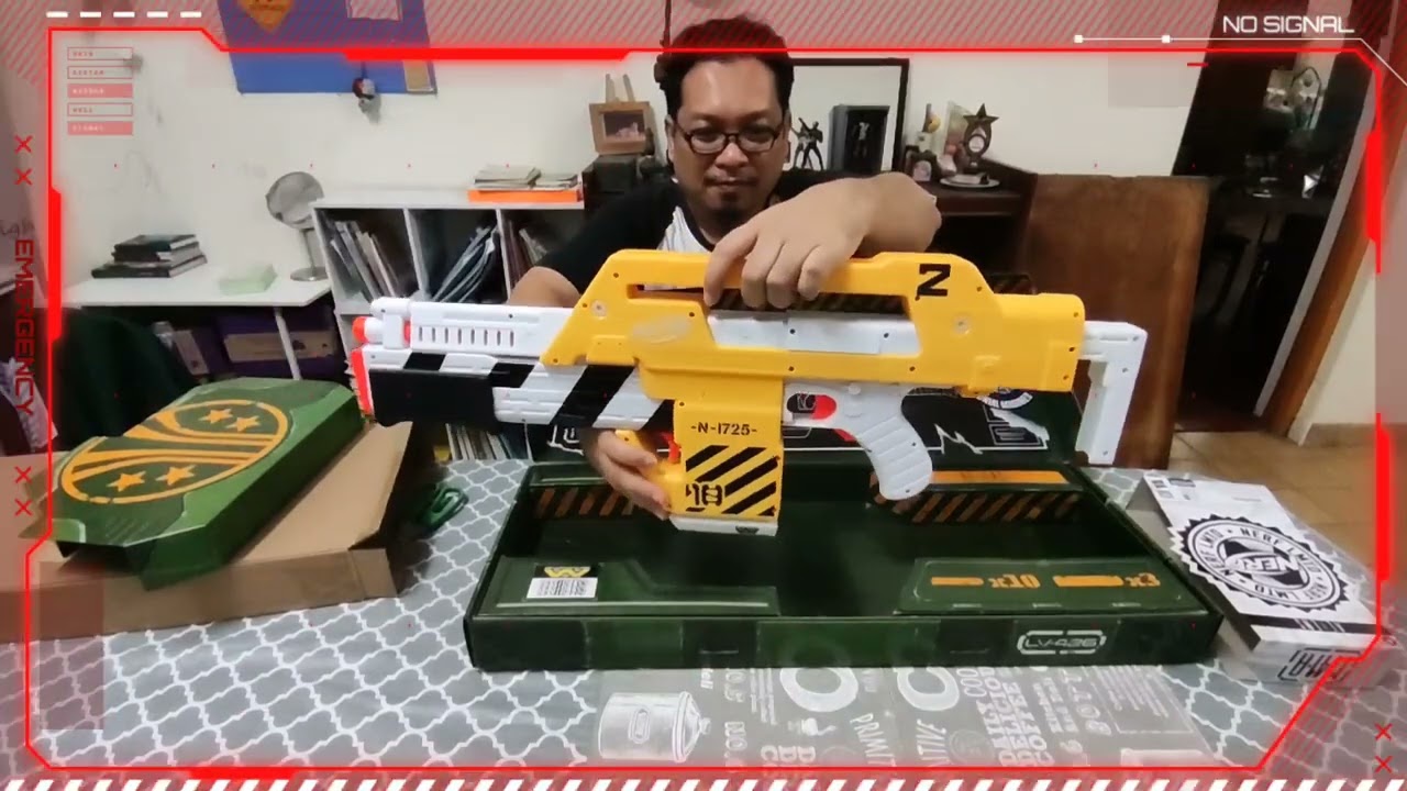 Unboxing Nerf LMTD Aliens M41-A Pulse Blaster - YouTube