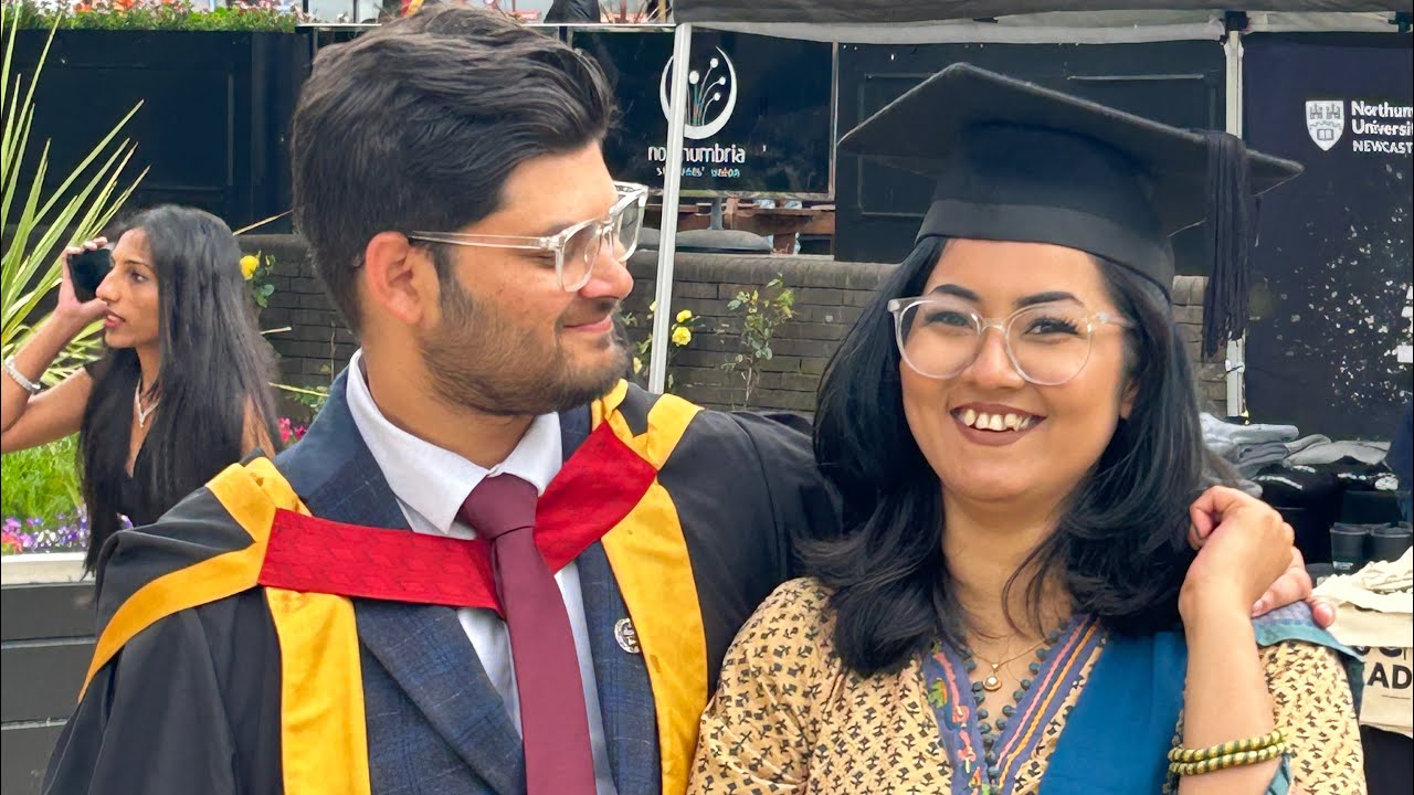 Graduation Ceremony of the best UK University | #northumbriauniversity ...