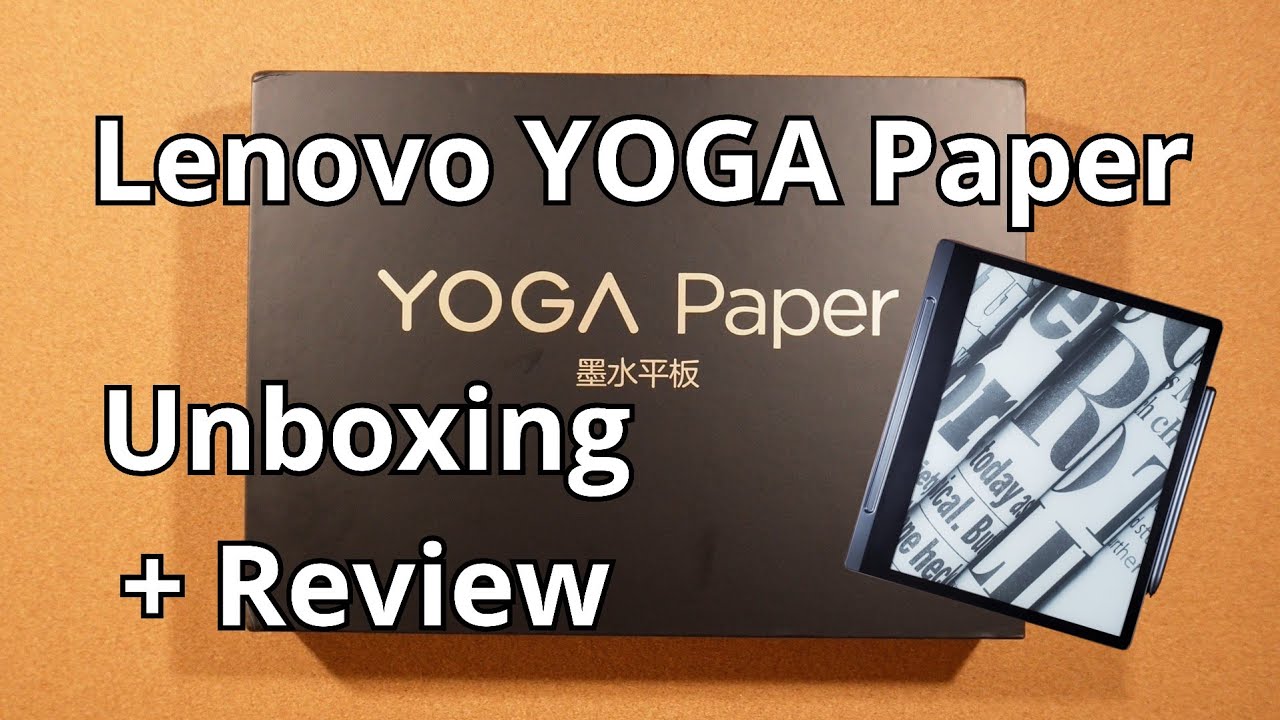 Lenovo YOGA Paper - Unboxing e Review - YouTube
