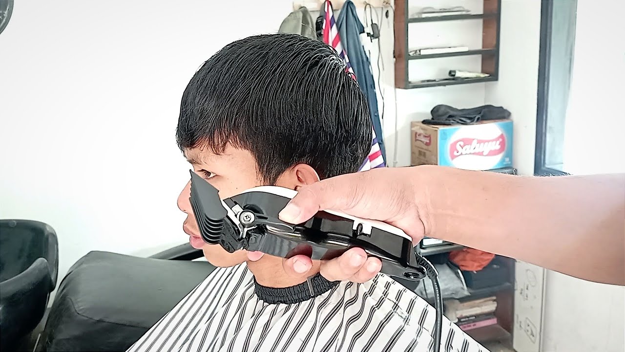 Tutorial potong rambut remaja french crop paling mudah untuk pemula ...
