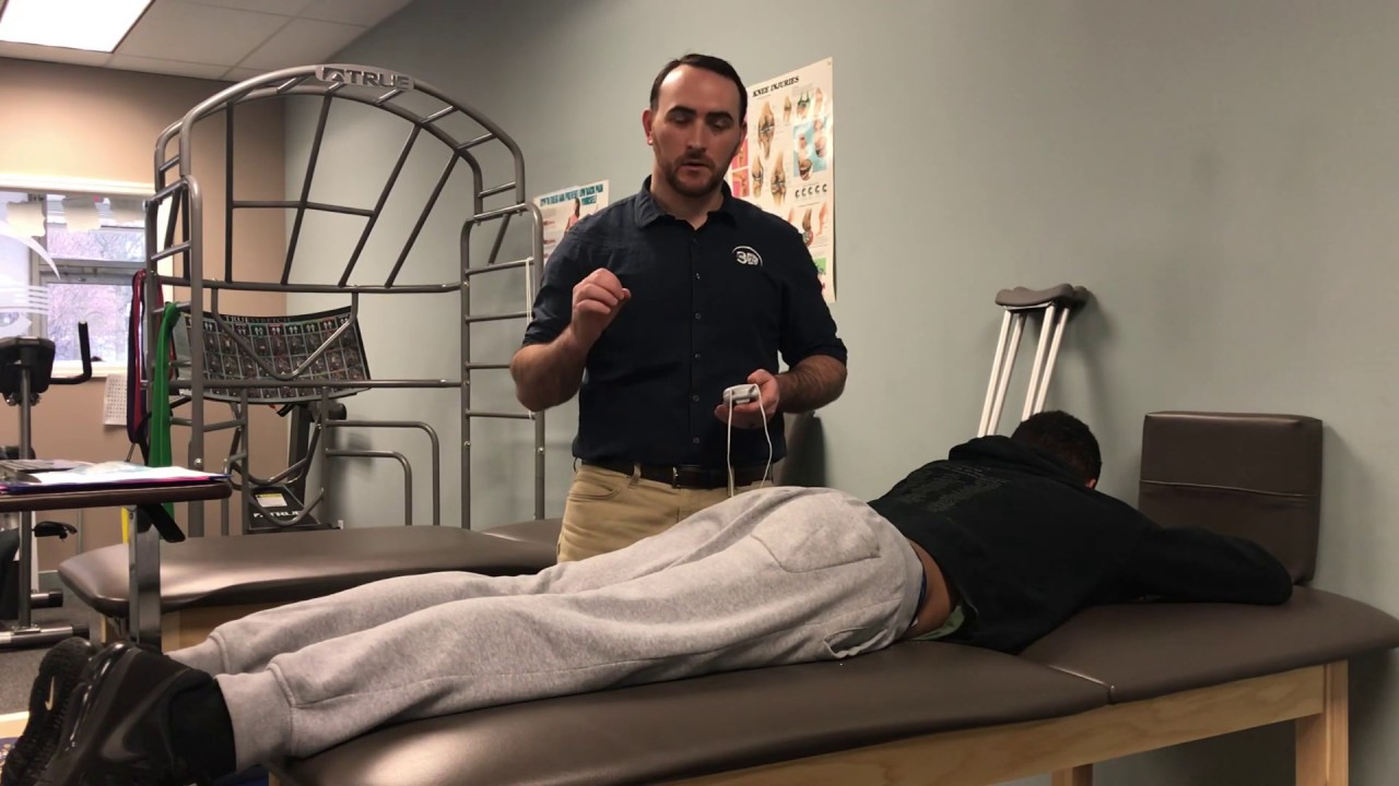 Week 3 Post-op Hip: Electrical Stimulation on Gluteal Muscles (E-Stim ...