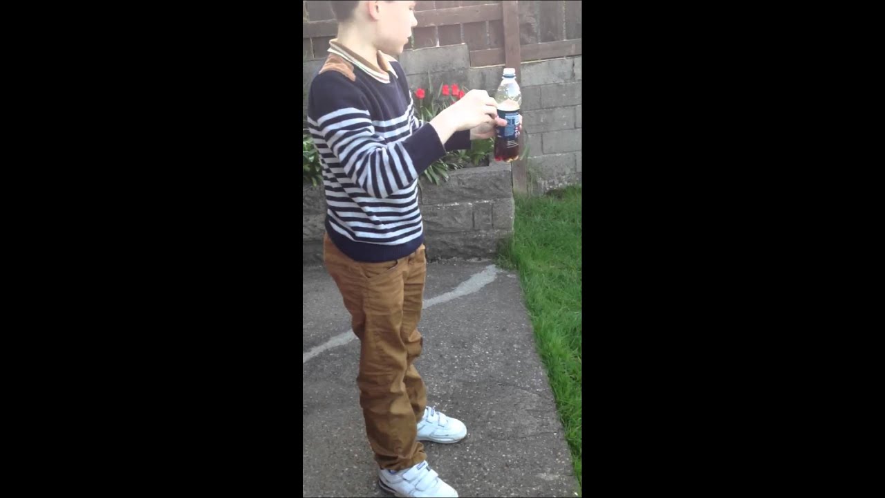 Pepsi bottle explosion Part 1 - YouTube