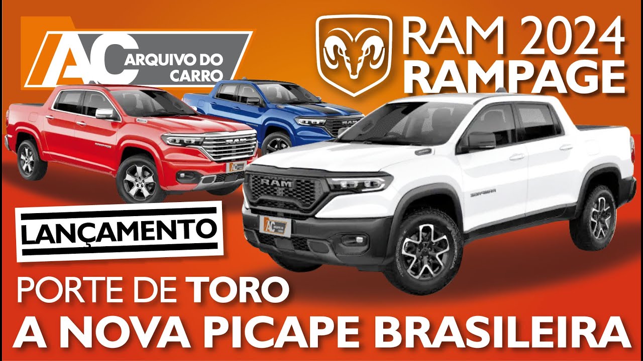 LANÇAMENTO: RAM RAMPAGE 2024 - REVELADA A NOVA PICAPE BRASILEIRA ...