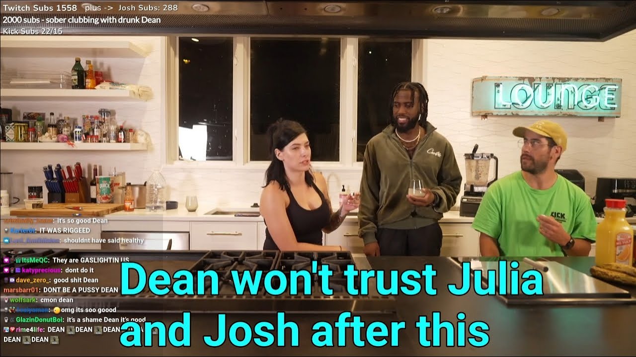 Julia and Josh pranks Dean - YouTube