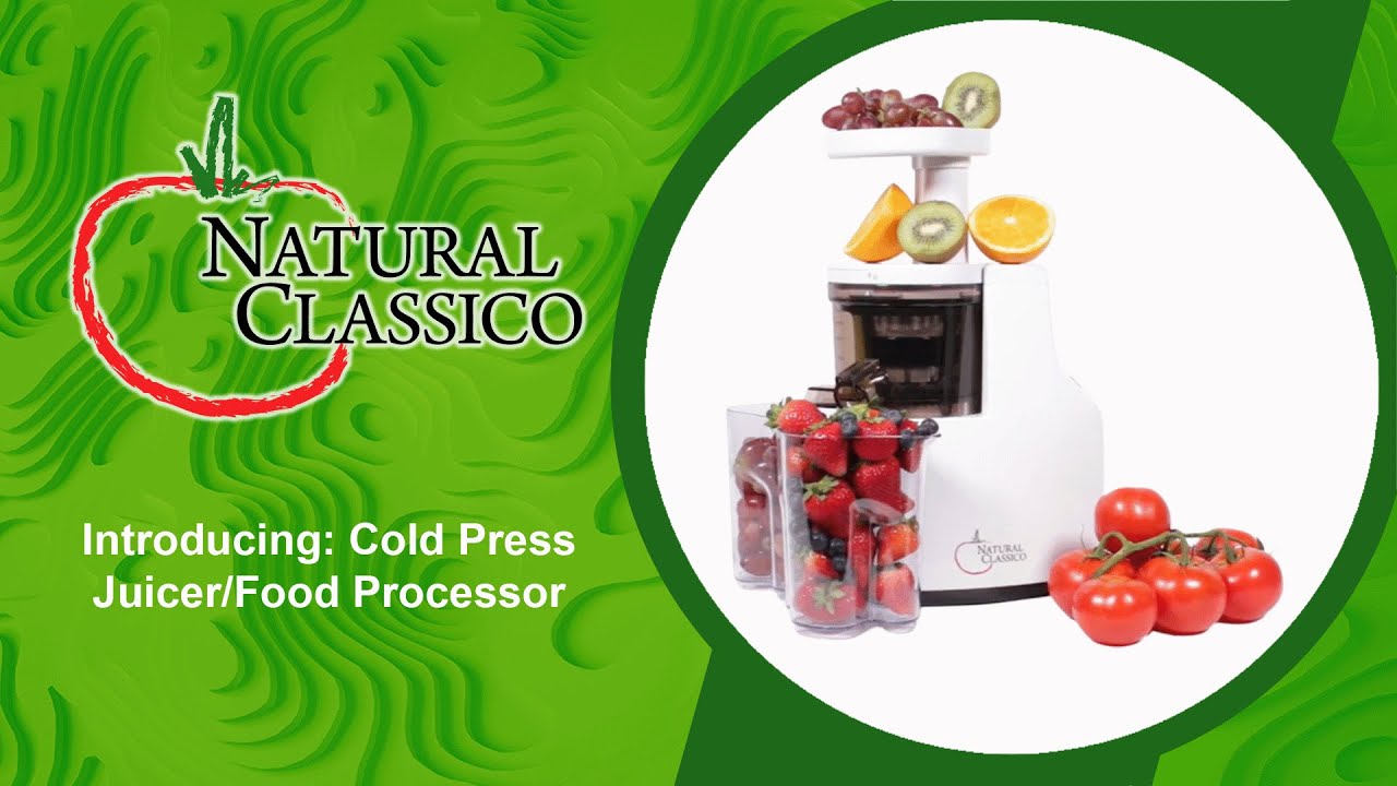 How To Make Cold Pressed Juice with the Natural Classico Juicer/ Food ...