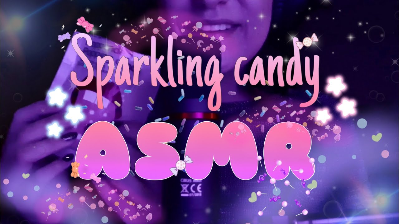 Sparkling candy ASMR! 🍬 • popping candy, mouth sounds, hand movement ...