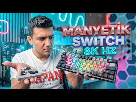 ⚡ULTRA HASSAS MANYETİK SWİTCH KLAVYE / Aula Win60 He Pro Hall Effect Oyuncu Klavyesi