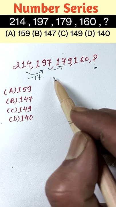 Number Series Reasoning Short Tricks | #reasoning short tricks #rrbntpc#rrb #ssccgl #sscgd # ...