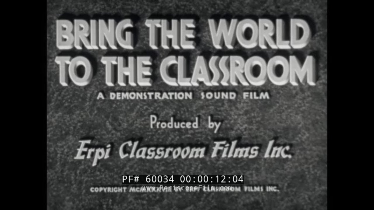 USE OF 16mm EDUCATIONAL FILMS IN THE CLASSROOM 1950s PROMOTIONAL MOVIE ...