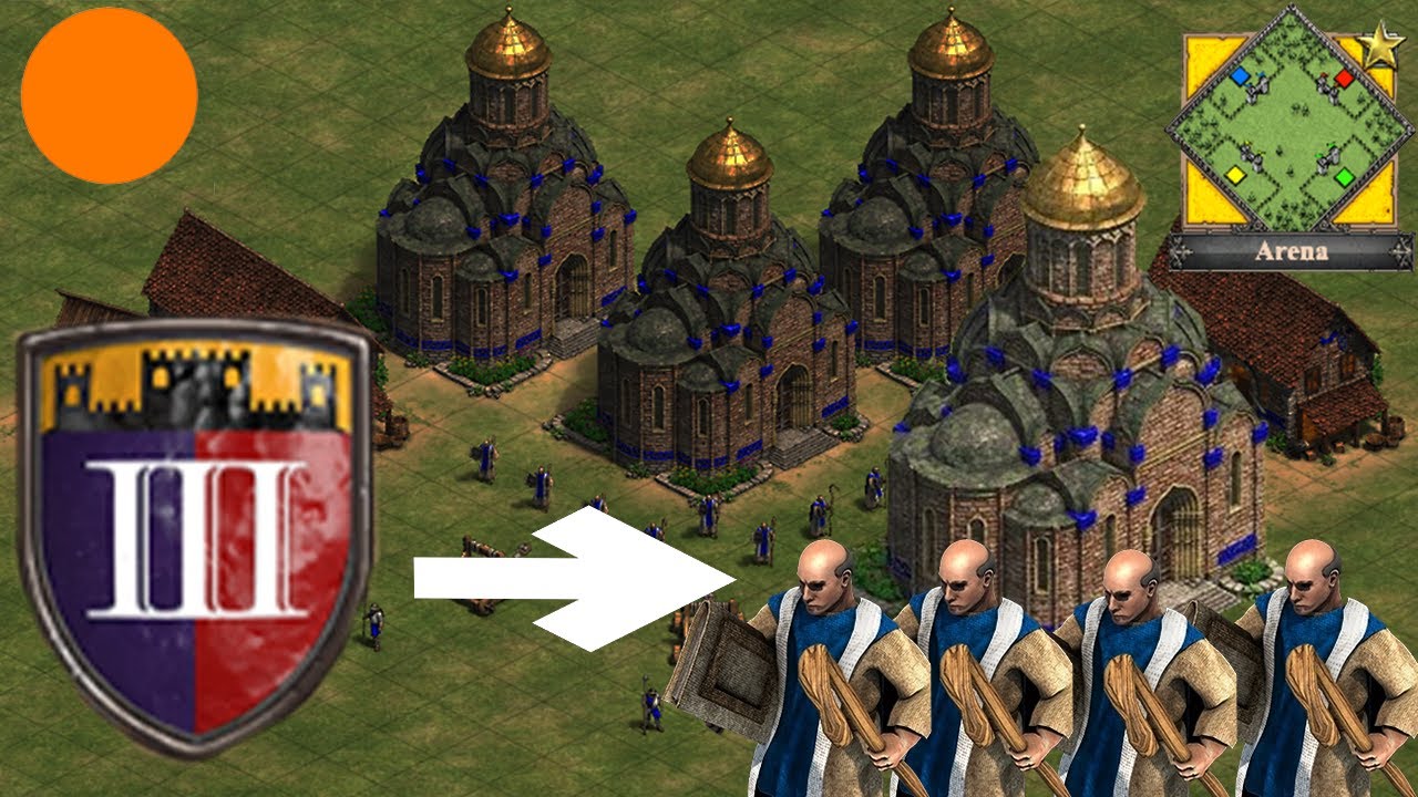 Fast Castle : Monk Rush (Build Order) - YouTube