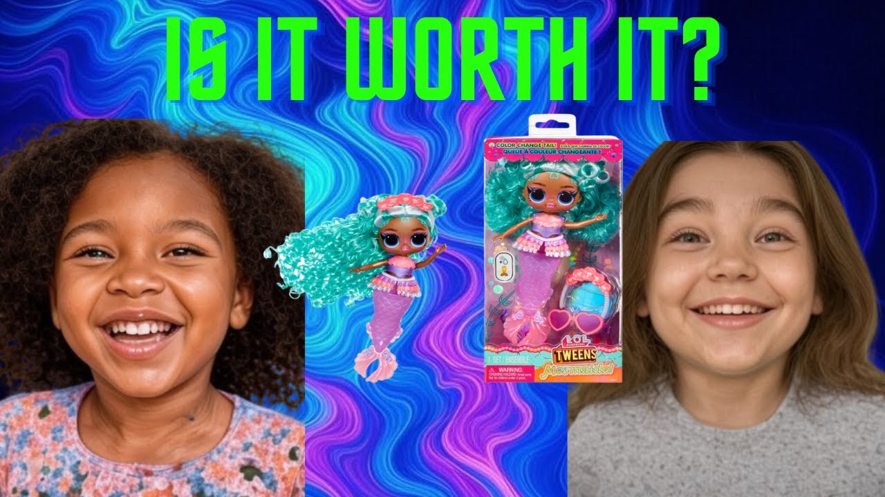 LOL Surprise Mermaid Serena Finn Doll Review: Magical Color-Changing ...