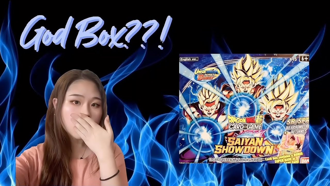 My First God Box!! Dragon Ball Super Saiyan Showdown Booster Box ...
