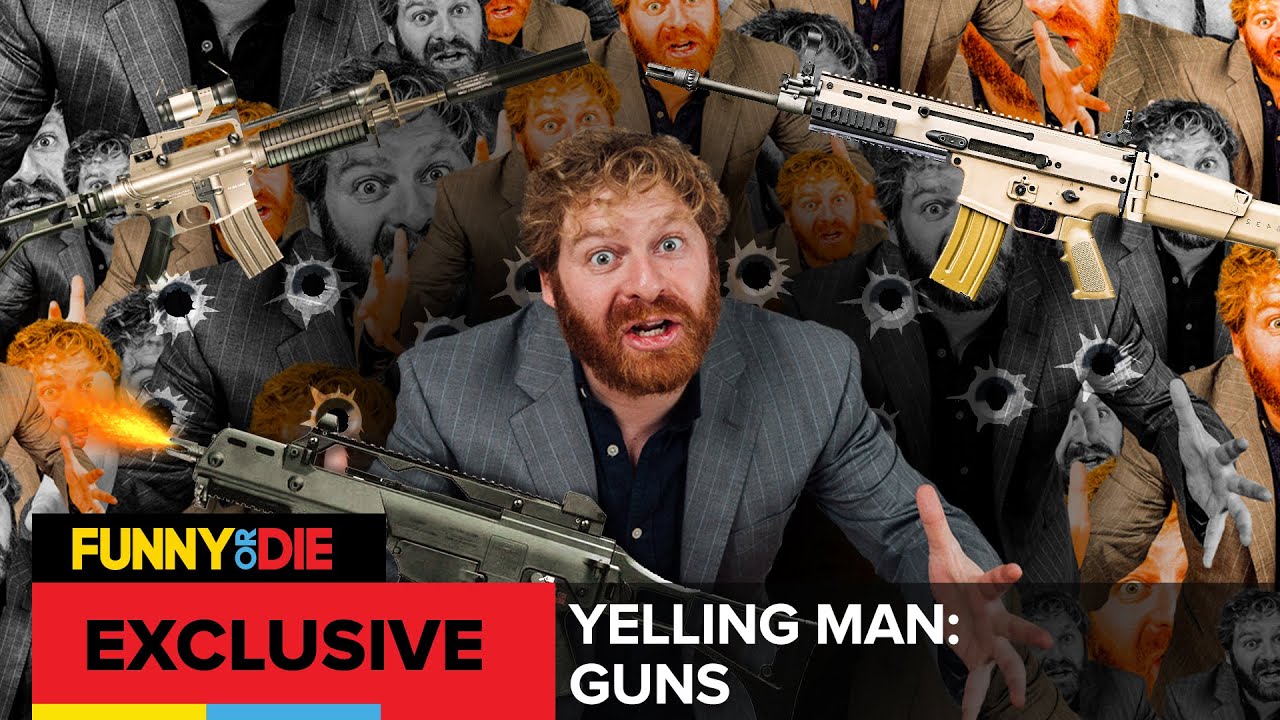 The Yelling Man Takes On Guns - YouTube