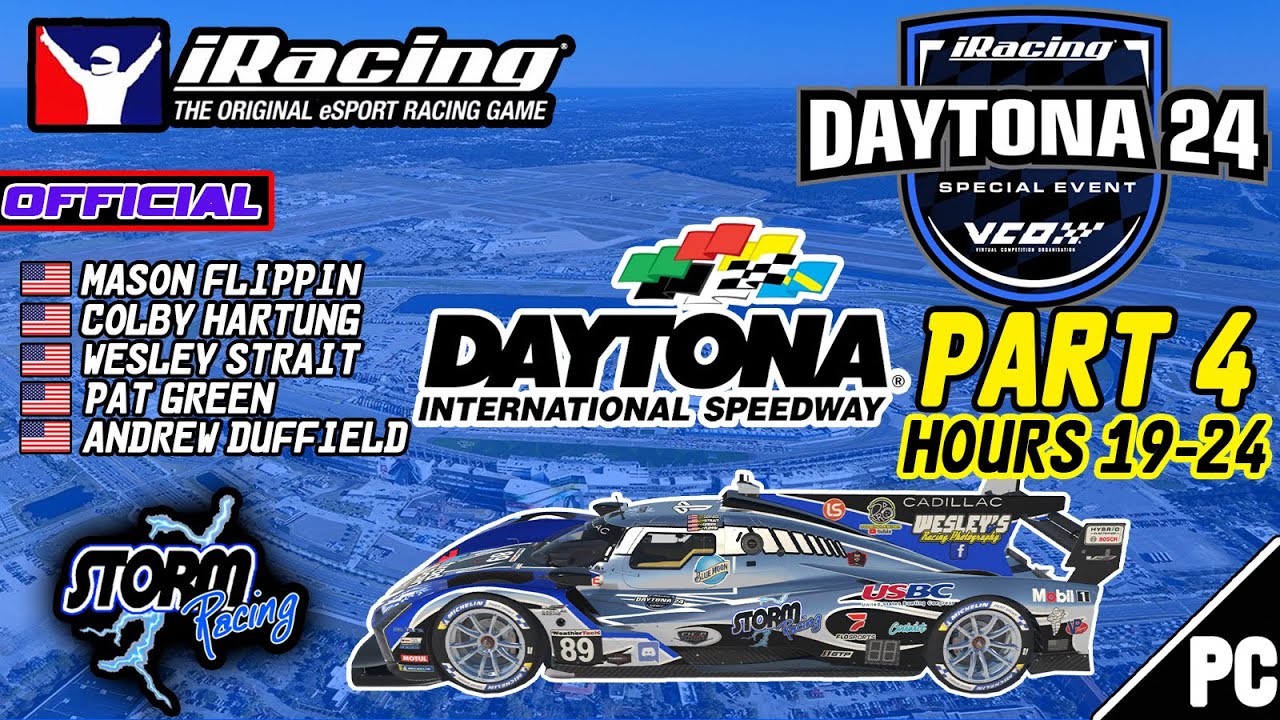 iRacing | DAYTONA 24 | 2025 | STORM Racing | Daytona | Part 4 | Hours ...