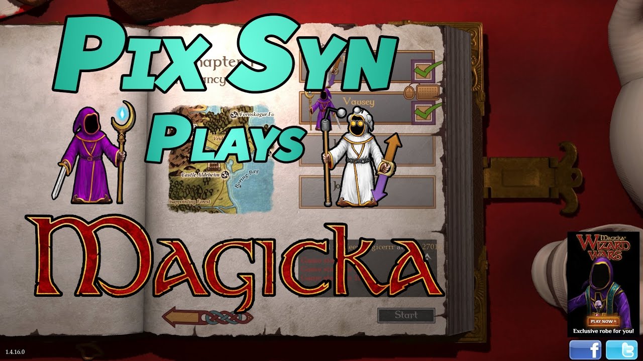 Magicka - Pix Syn Plays - E01 - What a Magicka(l) Experience - YouTube