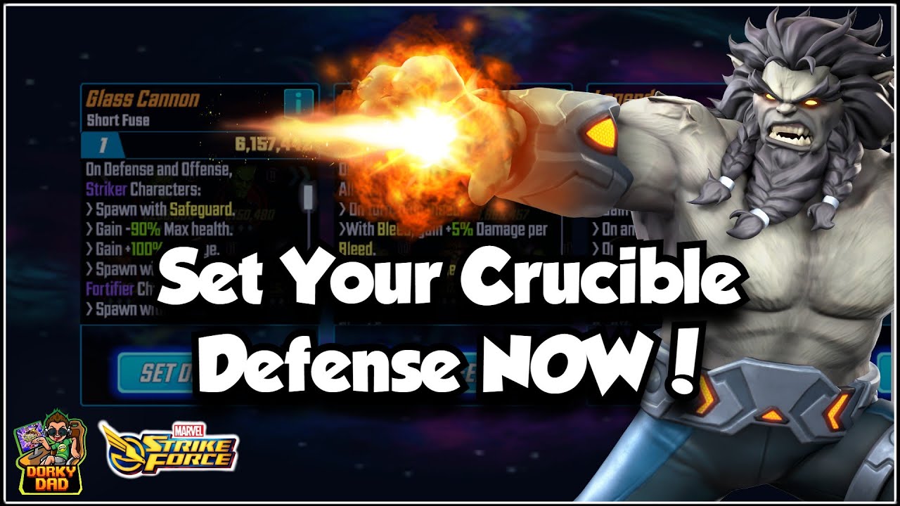 My Crucible Season 17 Set Up! | Is Defense Dead? | Marvel Strike Force ...
