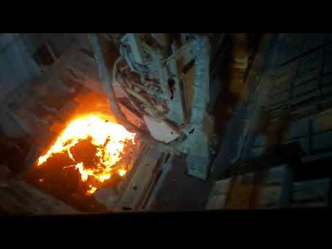 anode change in pot line of aluminium smelter - YouTube