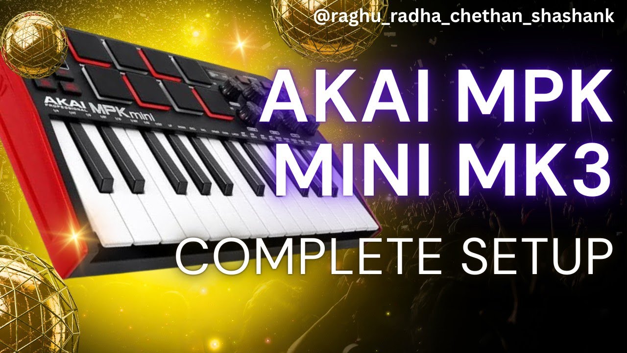 #akai mpk mini mk3 full setup - YouTube