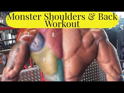 Monster Should & Back Workout 🏋️‍♀️|| exercises for shoulder and Back ...