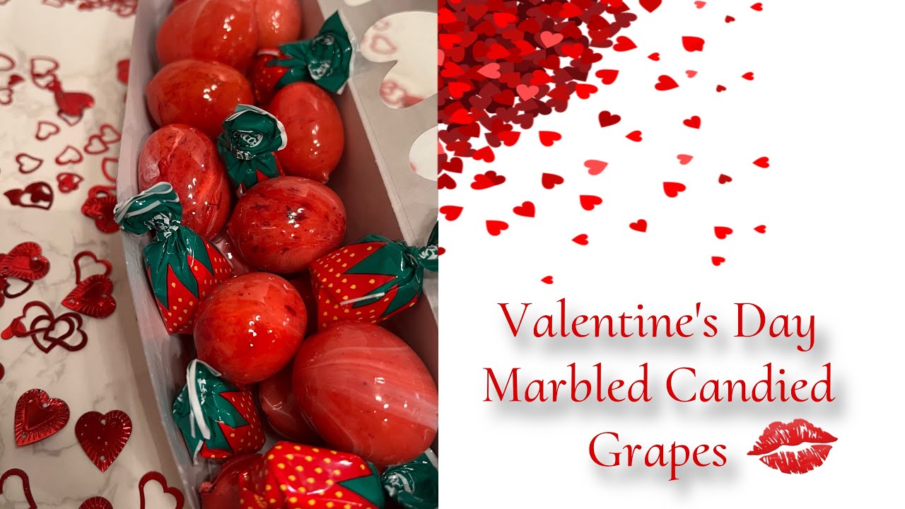 Marbled Candied Grapes | Valentine’s Day Treats ️ - YouTube