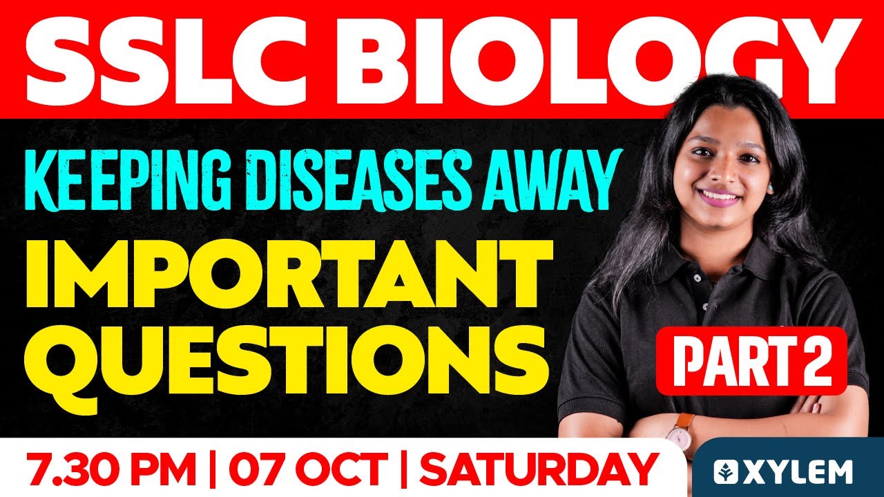 SSLC Biology | Keeping Diseases Away Part - 2 & Important Questions ...