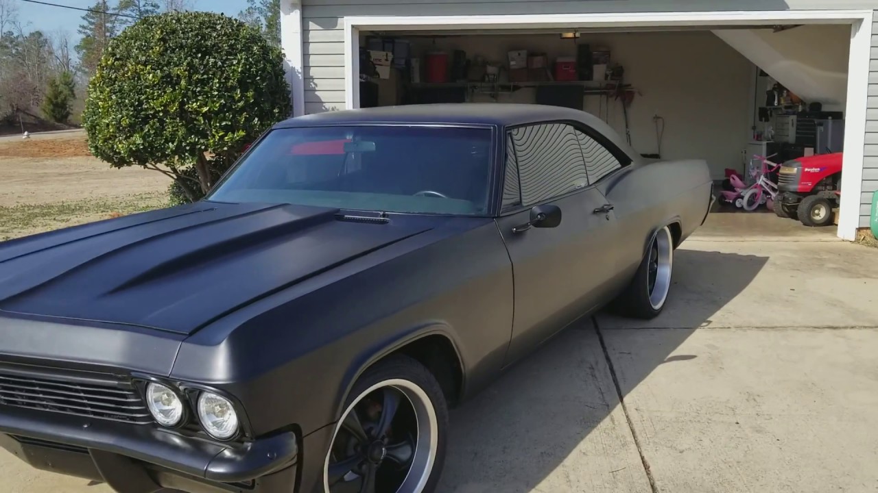 1965 Impala build - Vivian got tint - YouTube