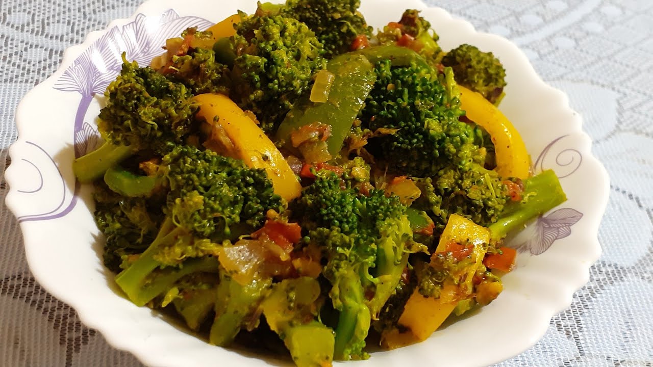 MY HOME STYLE BROCCOLI RECIPE / SPICY BROCCOLI.... - YouTube