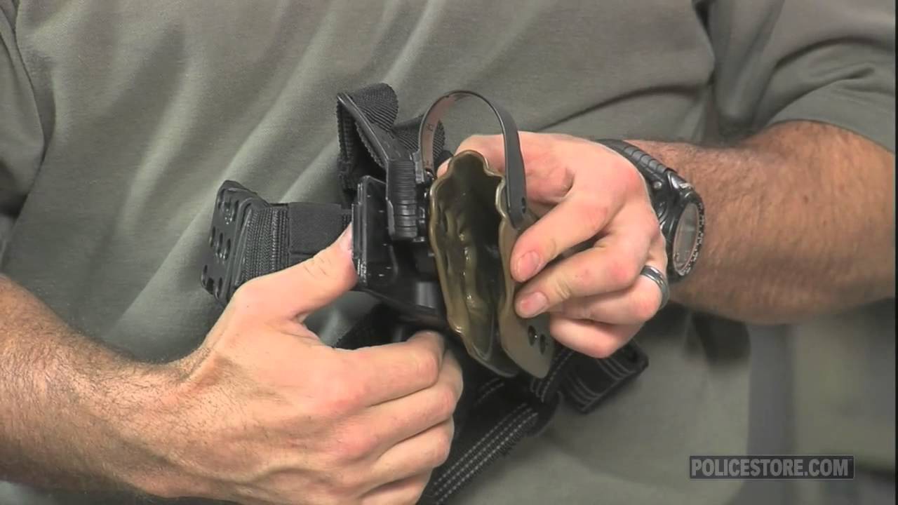 Policestore - WRS Thigh Rig Duty Holsters - YouTube