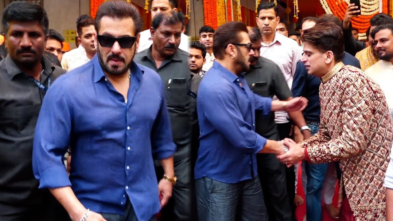 Salman Khan Surprise Entry In Casuals At Shiv Sena Politician Rrahul ...
