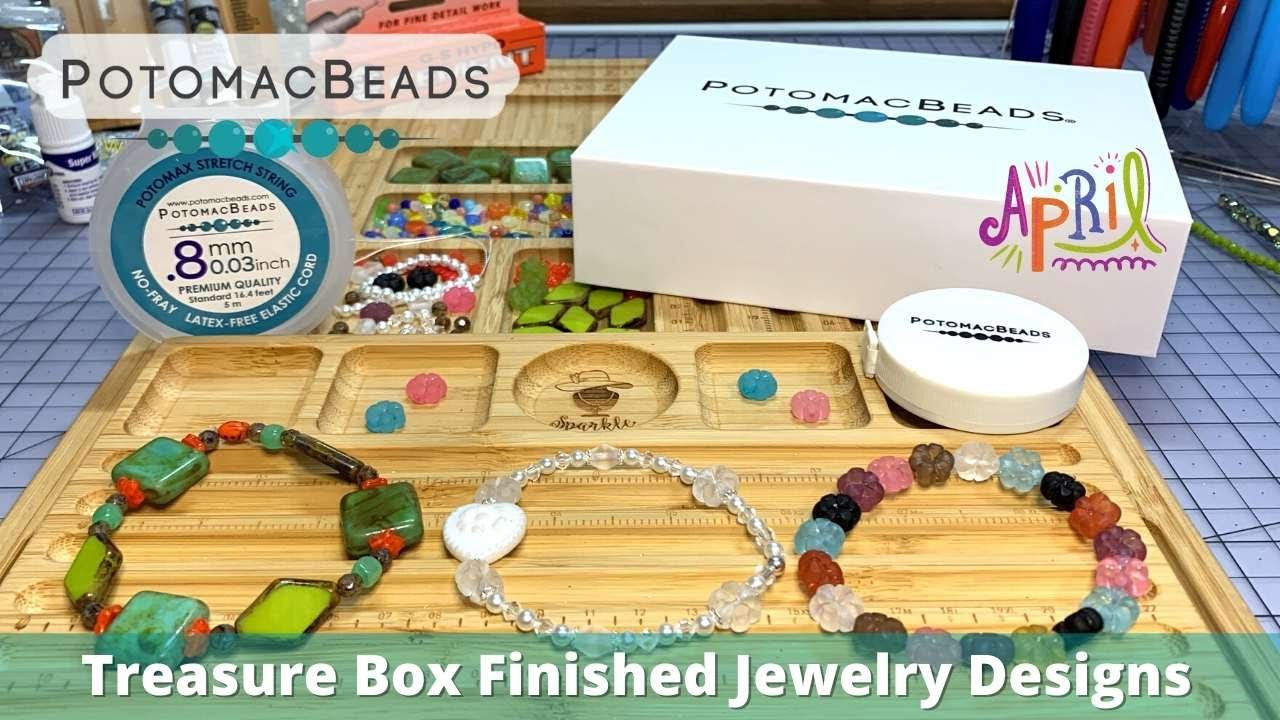 4-2023 Potomac Beads Blooming Into Spring Stretch Bracelets| April Best ...