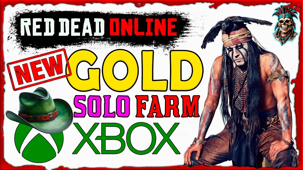 RDO Xbox Solo Gold Bars Farm - Red Dead Online - YouTube