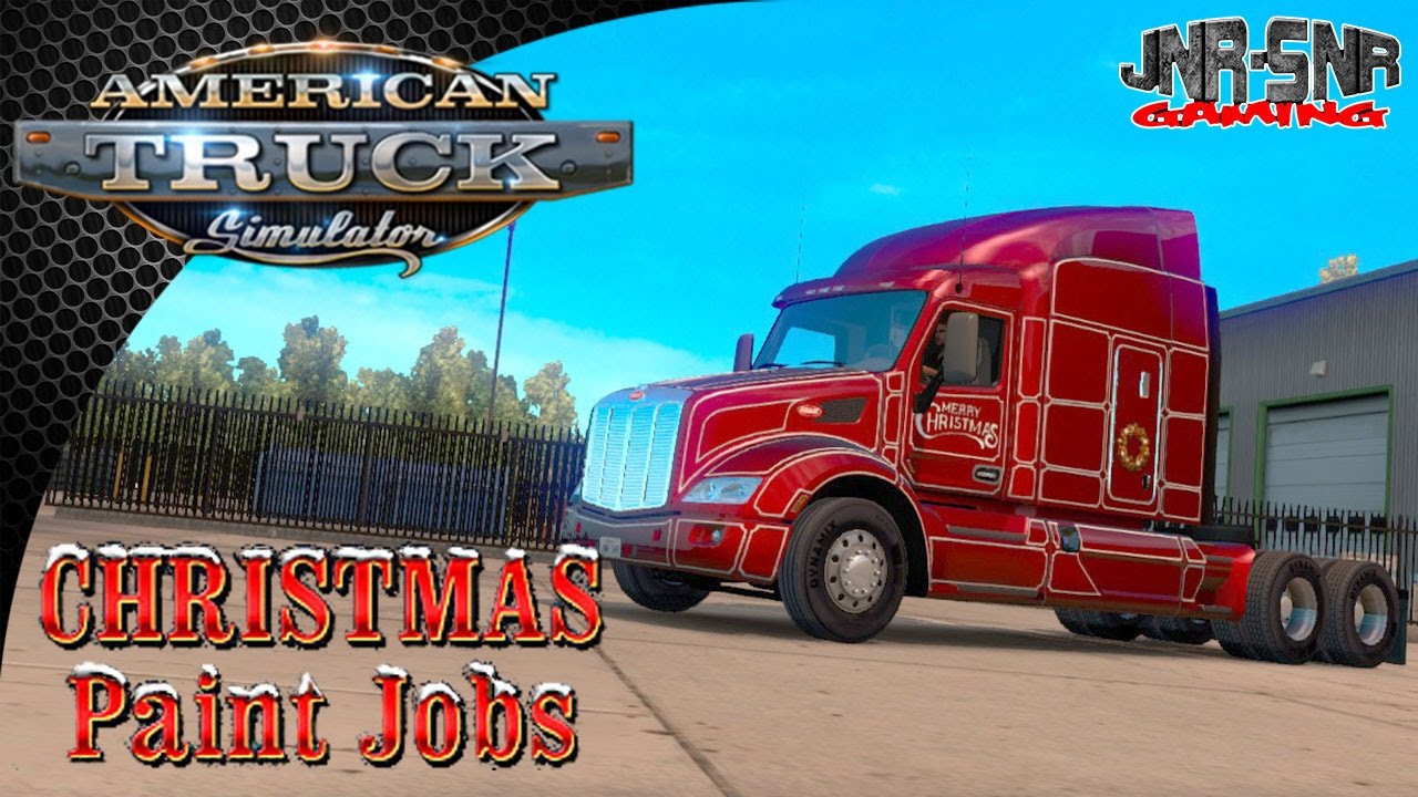 American Truck Simulator Christmas Paint Jobs Pack | ATS DLC - YouTube