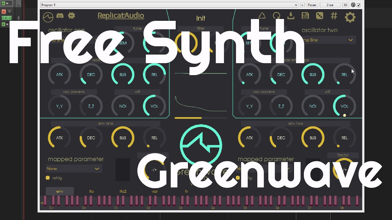 Free synth- Greenwave by Replicat Audio (No Talking) - YouTube