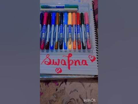 Name-Swapna ️. Write ur names in cmmnts for calligraphy ️. Subscribe ...