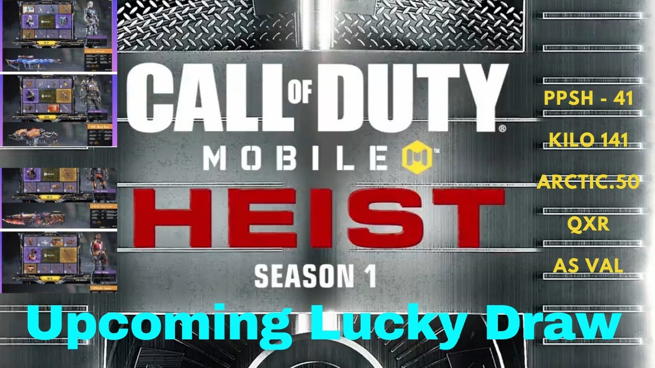 Season 1 Upcoming Lucky Draw CODM 2022 සීසන් 1 එකේ ඉදිරියට එන සියලුම ...