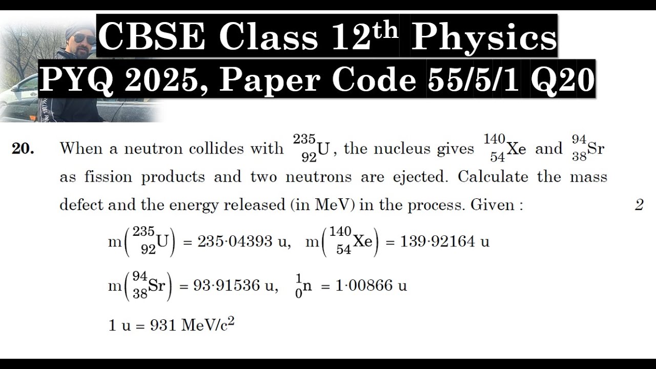 Class 12th Physics | Answer Key 2025 | CBSE Board | PYQ 2025 | Paper ...