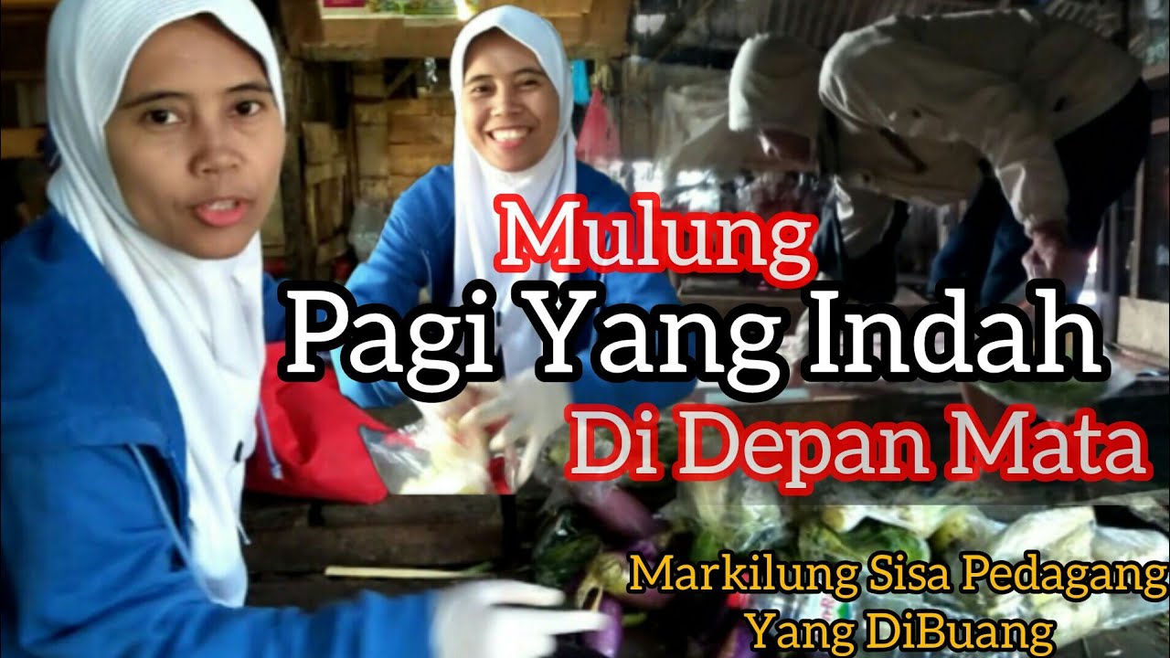 Mulung Sisa Pedagang Yang DiBuang Di Pagi Hari Yang Indah Baru Mulai ...