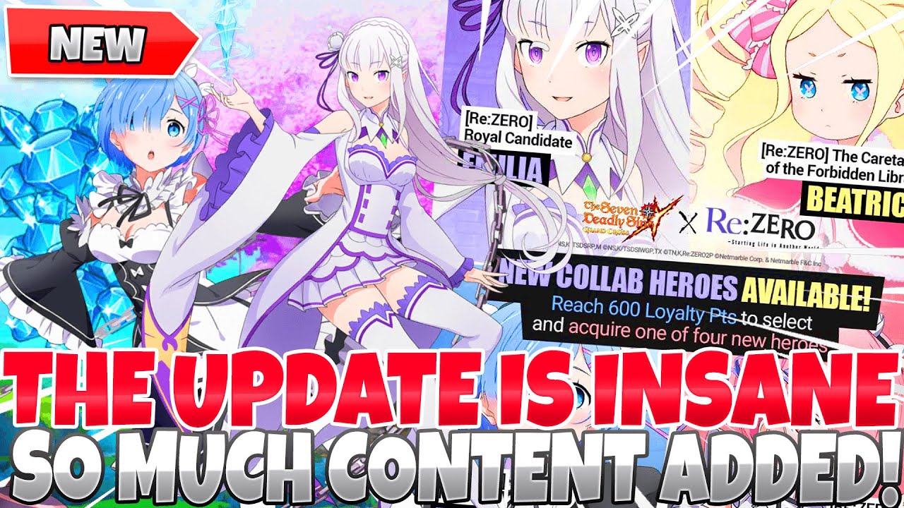 *BREAKING NEWS: BIGGEST CONTENT UPDATE EVER* Re:Zero Buff Info, Final ...