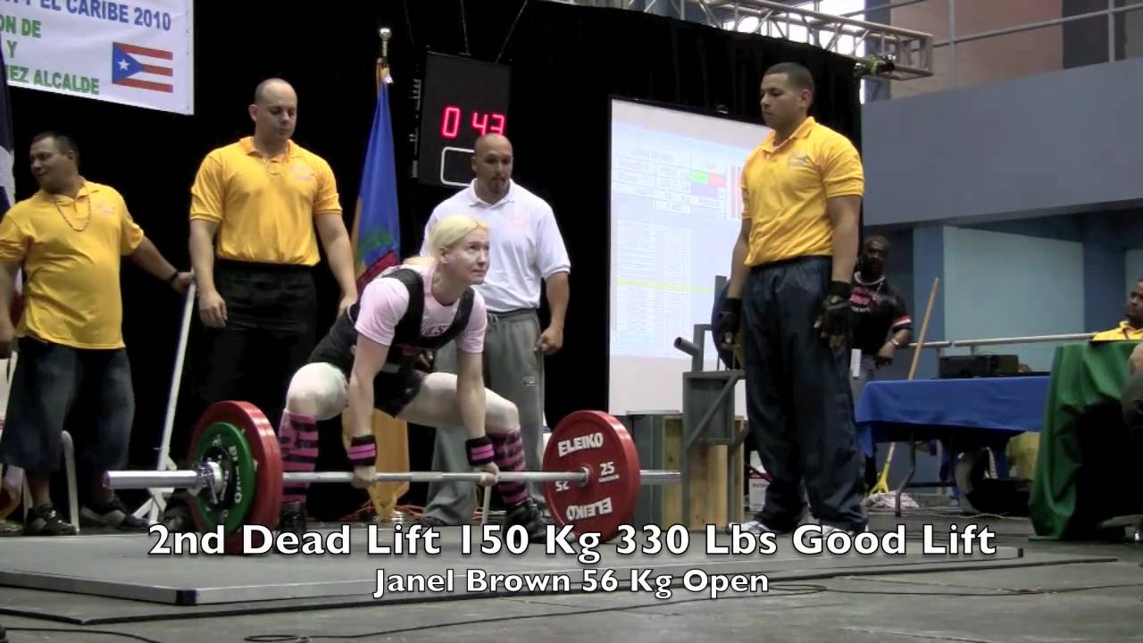 Janel Brown at the 2010 North America Powerlifting Federation ...
