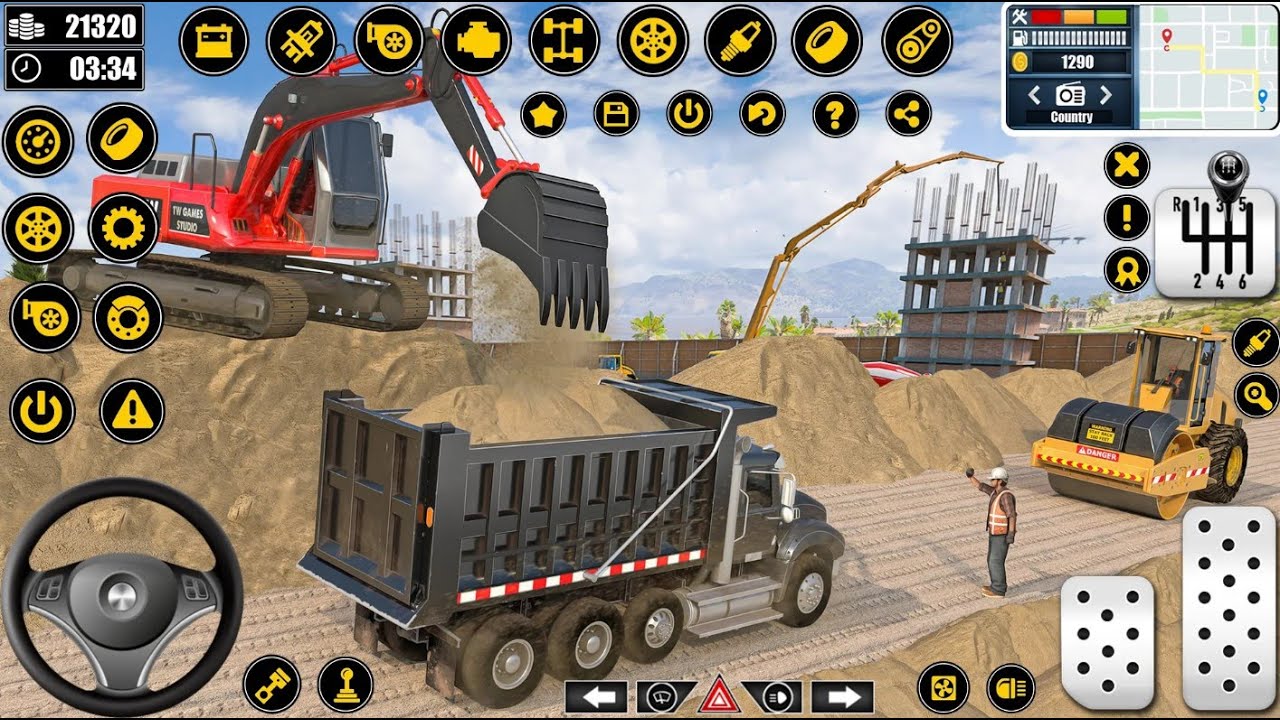 Real Construction Simulator - Bridge Construction Simulator - Android GamaPlay - YouTube