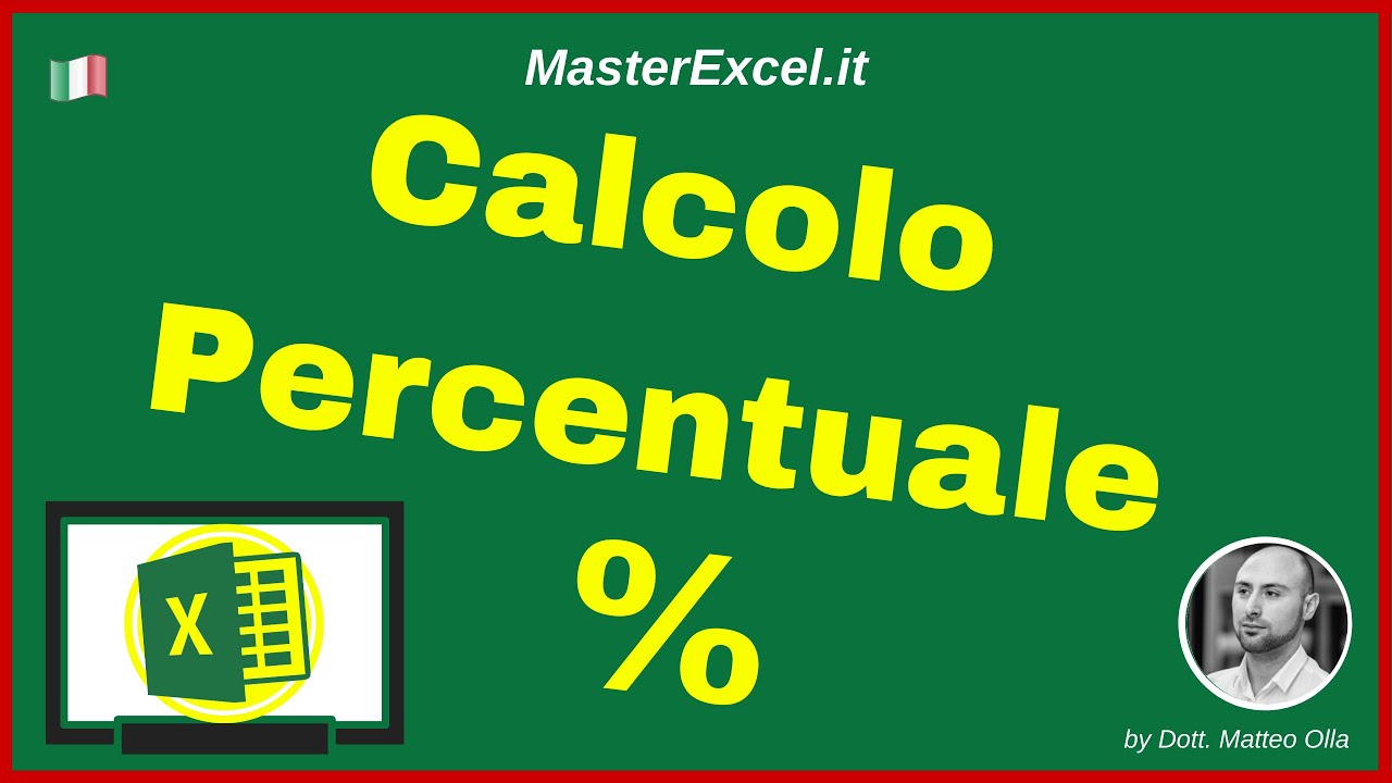MsterExcel it Tutorial Calcolo Percentuale Excel Formula O Funzione