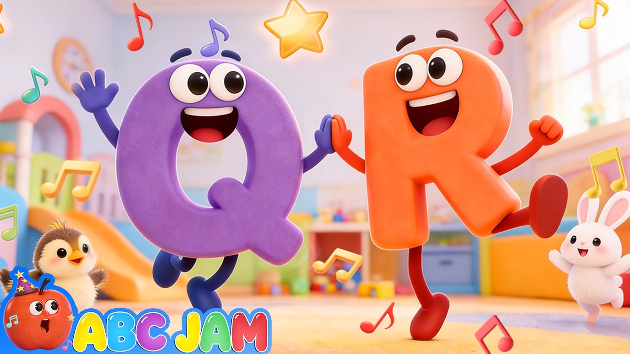 Letter of the Day Q & R| ABC Phonics Song for Kids | Learn Letters ...