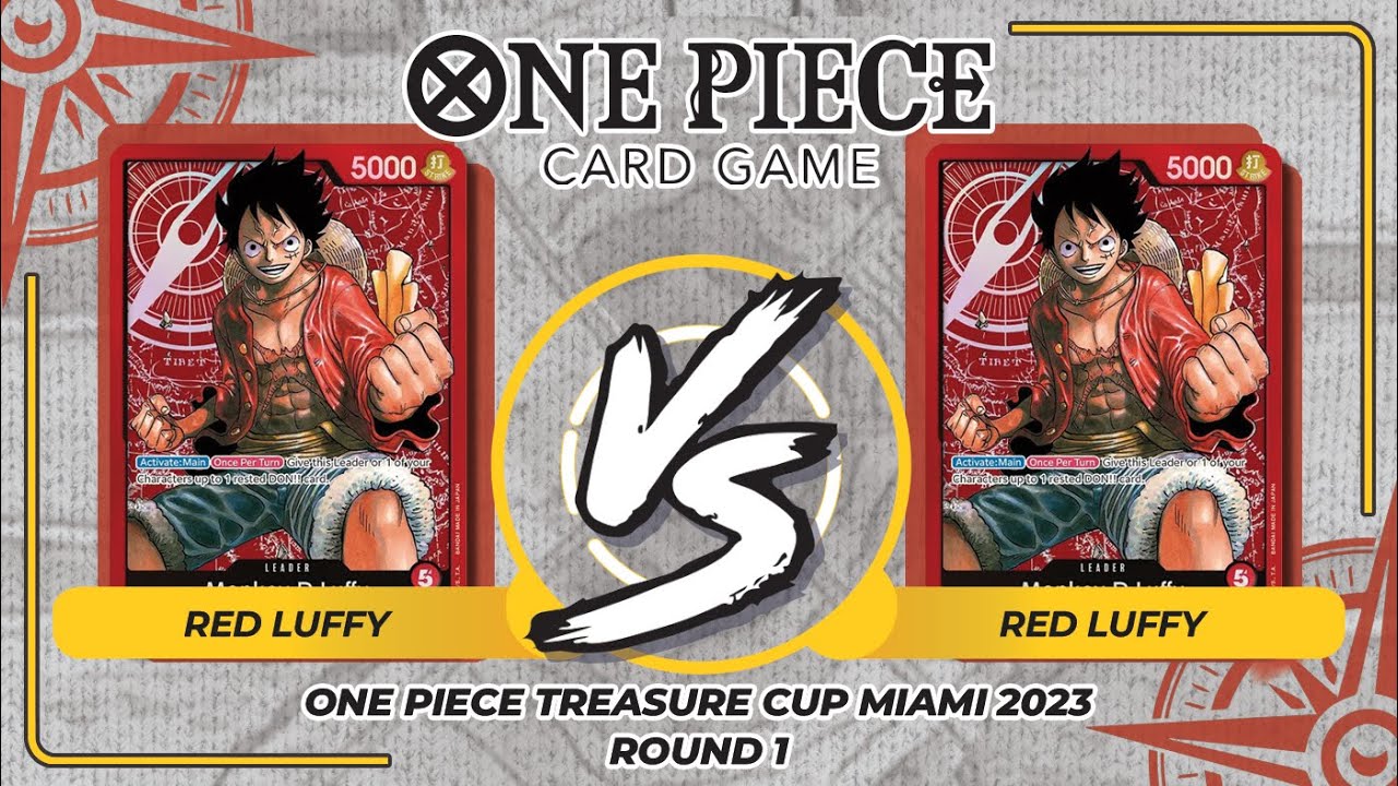 One Piece Treasure Cup 2023 - Round 1 Red Luffy Mirror - YouTube