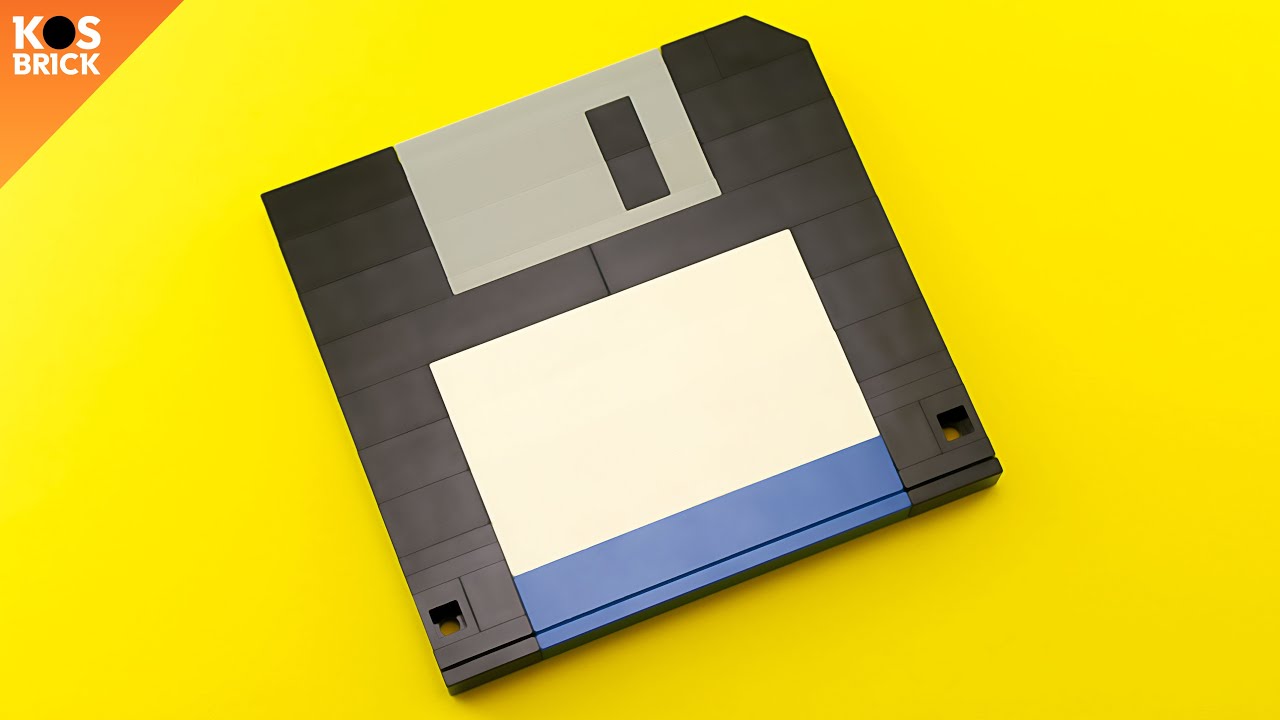Lego Floppy Disk - Save Icon (Tutorial) - YouTube