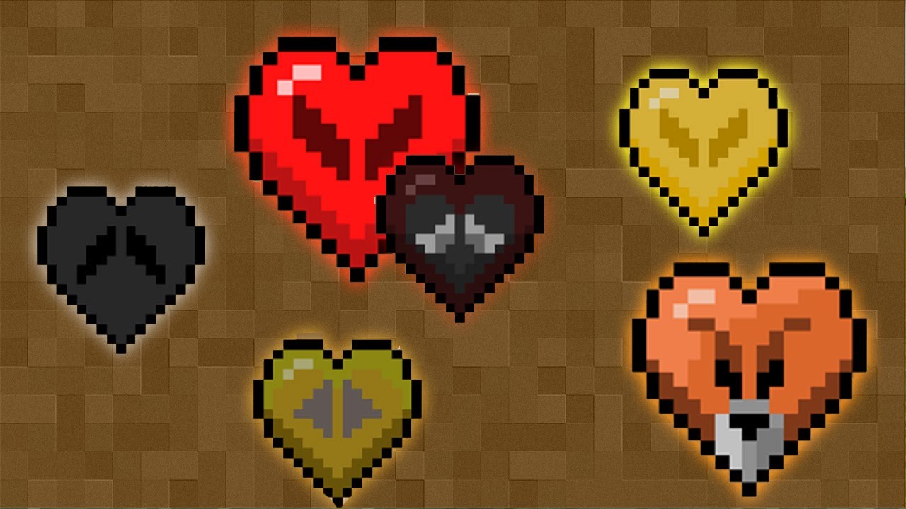 Сердца жизни с эффектами в Майнкрафт | Обзор мода CUSTOM HEARTS - YouTube