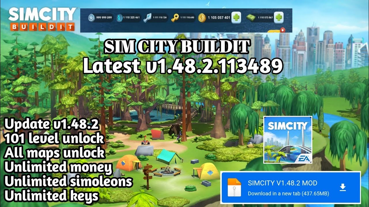 Simcity Update V1.48.2 | Simcity Buildit Mod Apk Terbaru | SIMCITY ...