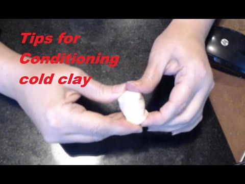 Polymer clay conditioning tips for hot and cold handed people with ...