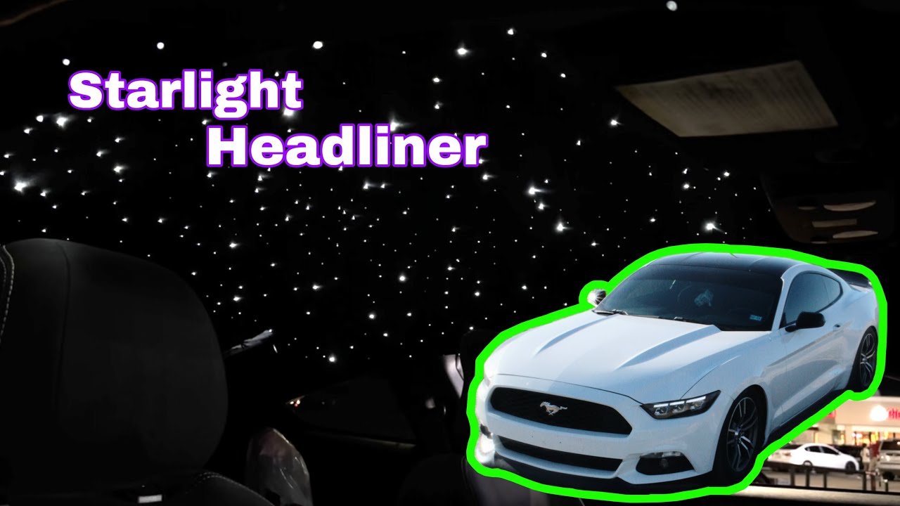 Installing A Starlight Headliner Onto My S550 Mustang!! | Full Process ...